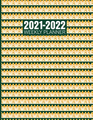 2021-2022 Weekly Planner: Cool Tropical Floral 2 Year Daily Weekly ...