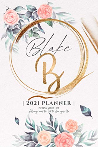 Blake 2021 Planner: Personalized Name Pocket Size Organizer with ...