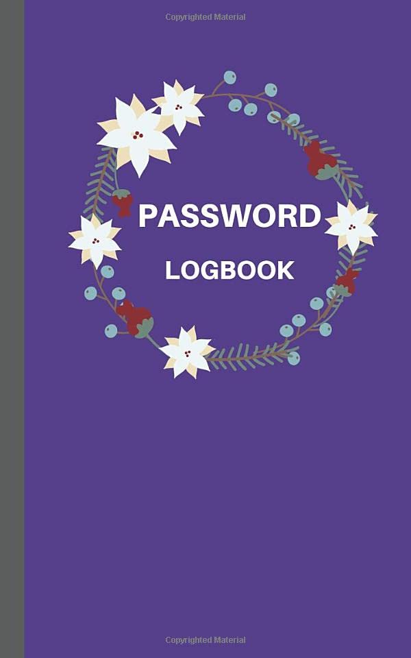 Password Logbook: A Logbook with Alphabetical Tabs for Protecting ...