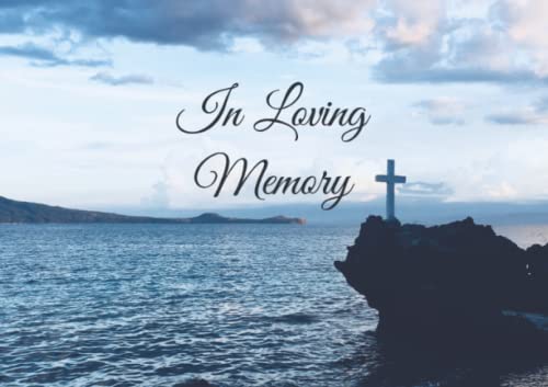 In Loving Memory: Funeral Guest Book, Condolence Book for Memorial and ...