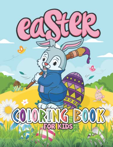Easter Coloring Book For Kids: A Perfect Super Fun Easter Activity And ...