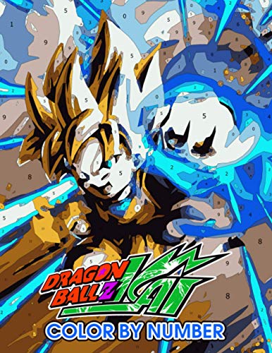 Dragon ball z kai Color by Number: Dragon ball z kai Color Book An ...