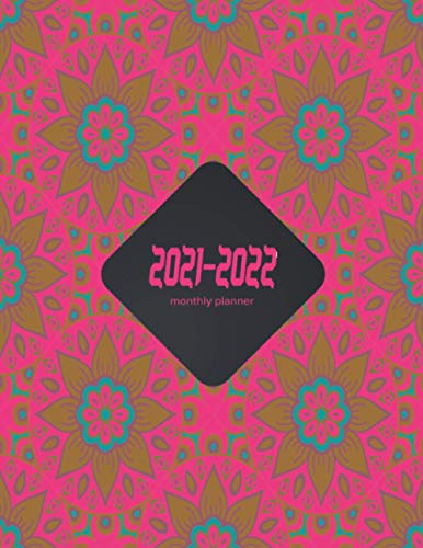 2021-2022 monthly planner: Two Year 24 Months Calendar Monthly Planner ...
