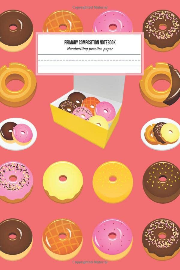 Primary Notebook Handwriting Practice Paper Donuts Handwriting Primary Notebook Handwriting Practice Paper Donuts Handwriting