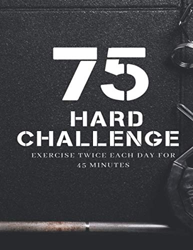 75 HARD CHALLENGE Journal: 75 hard challenge book andy frisella ...