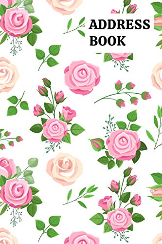 Address Book: Floral Address Logbook for Men Women Personalized Contact ...