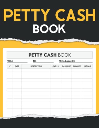 Petty Cash Book: Cash Flow Ledger For Tracking Payments | Money ...