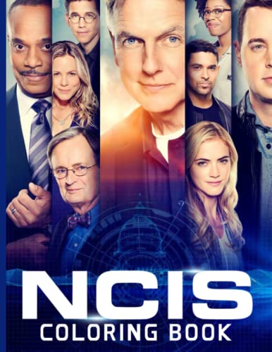 Ncis Coloring Book: A Large Print Inspirational Fantasy Adult Books For ...