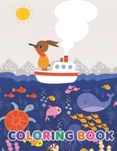 Coloring Book for Kids: Dog, Shark Coloring, Easter Egg, Valentine's ...