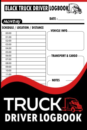Truck Driver Log Book: Daily Schedule | Lorry Drivers and Delivery ...