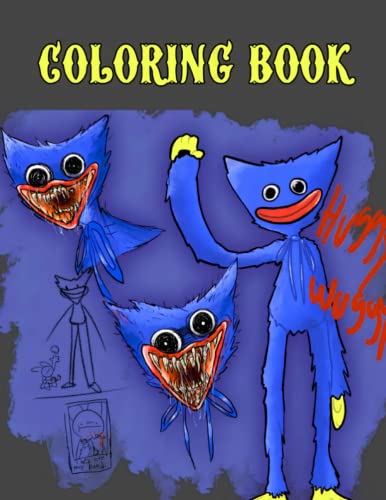 Poppy Playtime Coloring Book: Over 30 Pages of High Quality colouring ...