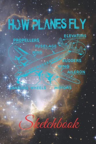 How Planes Fly Funny Aviation RC Plane Pilot Sketchbook: 120 Pages ...