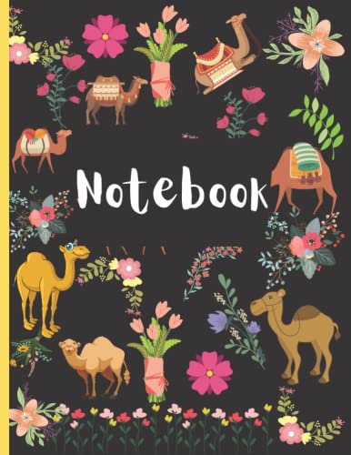 Camels Gifts: Camels Pattern Notebook: Camels Themed Notebook Journal ...