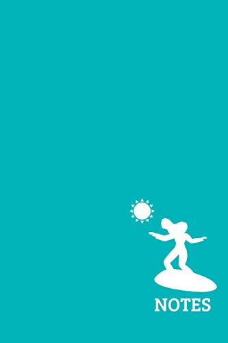 surf notes : notebook: Notebook to write in 6x9 120 lined pages , cover ...