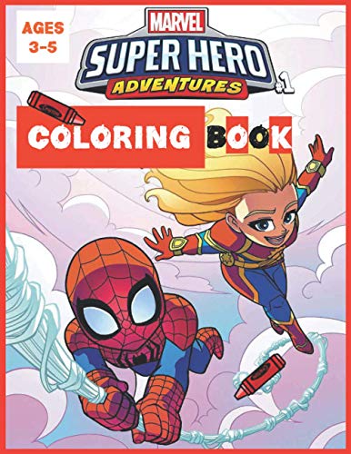 Marvel Super Heroes Adventure Coloring Book: High-Quality Coloring Book ...