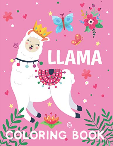 Llama Coloring Book: Llama Drawing Book For Adult Relaxation And Stress ...