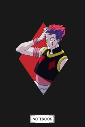 Hisoka Hunterxhunter Anime G86713 Notebook: Planner, Matte Finish Cover ...