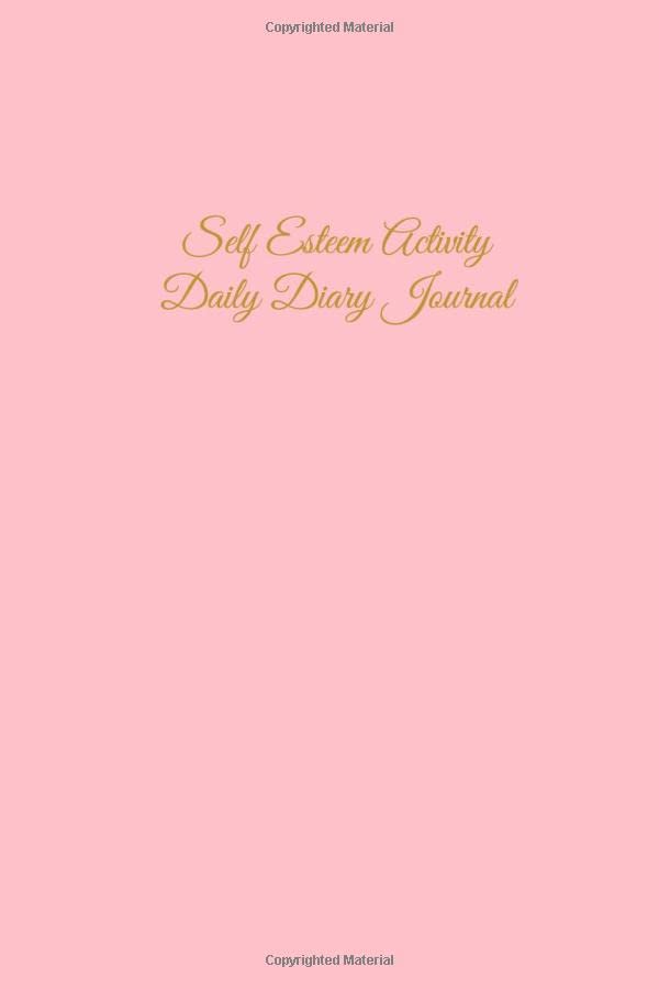 Self Esteem Activity Daily Diary Journal: Writing Prompts | 5 – 6 ...