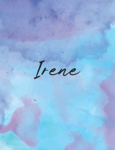 Irene: Personal Name Dot Gird | The Notebook For Writing Journal or ...