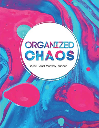 Organized Chaos: 2-Year Calendar (Jan 2020 - Dec 2021), 8.5" x 11" by ...