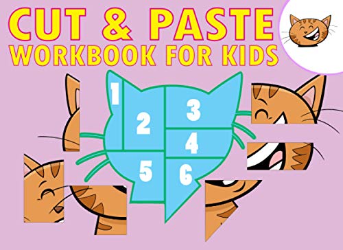 Cut and Paste Work Book for Kids: Scissor Skills Preschool Workbook for ...