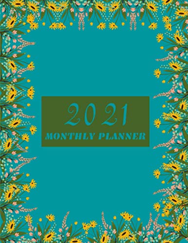 2021 monthly planner: Large 12 months Agenda Calendar Scheduler ...