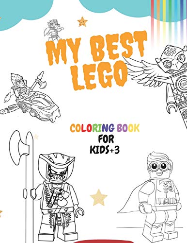 Best Lego Coloring Book For Kids +3: An Amazin Lego Coloring Book For ...