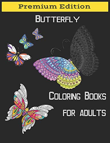 Butterflies Coloring Books for Adults: Beautiful Butterflies and ...
