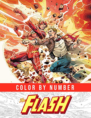 The Flash Color by Number: Superhero Television Series DC Comics ...