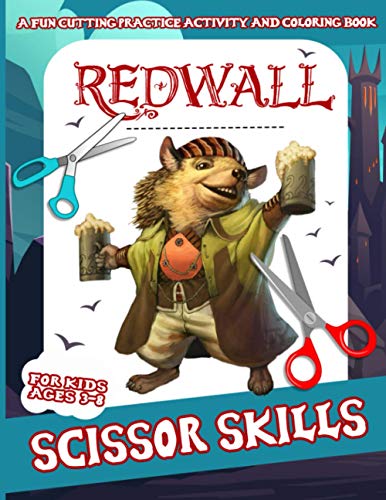 Redwall Scissor Skills: Perfect Gift Activity Workbook Color, Cut ...