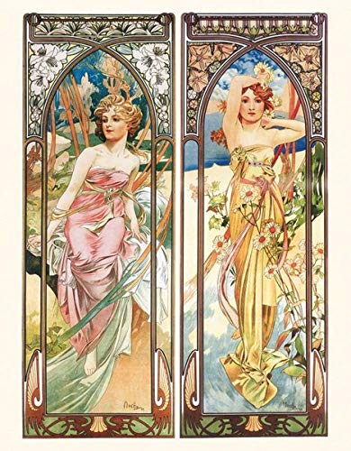 Alphonse Maria Mucha - The times of the day: Morning awakening ...