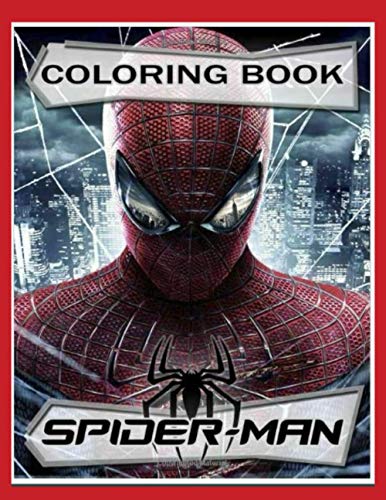 Spiderman Coloring Book: Spiderman Fun Coloring Book for all ages by ...