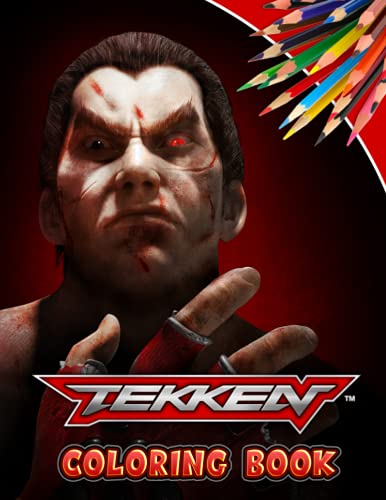 Tekken coloring book: The book is a great gift for fans of all ages to ...