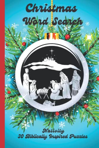 Word Search Puzzles: Christmas Word Search, Christmas Theme: Nativity ...