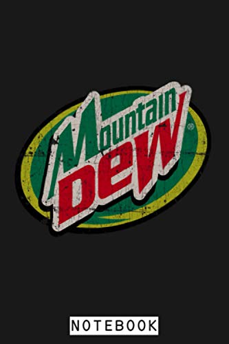 Vintage Mountain Dew Notebook: 6x9 120 Pages, Lined College Ruled Paper ...