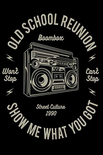 Old School Reunion: Boombox Notebooks Street Culture 1990 Old School ...