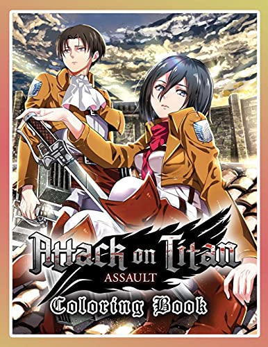 Attack On Titan Coloring Book: Anime Coloring Book "ATTACK ON TITAN ...