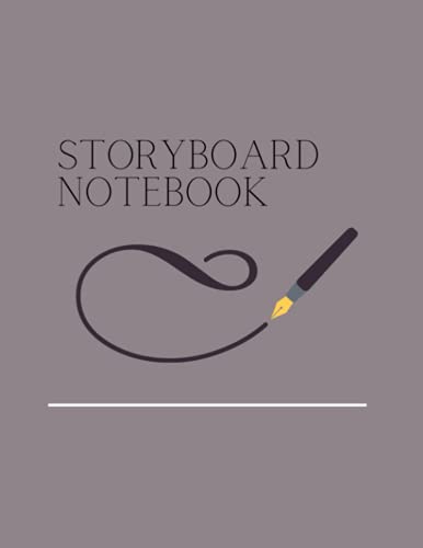 Storyboard Notebook: Blank Storyboard Template Notebook - Ideal For ...