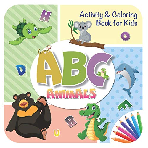 ABC: Animals Activity & Coloring Book for Kids by Nota Publishing ...