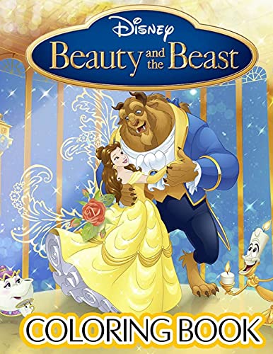 Beauty And The Beast Coloring Book: Beauty And The Beast Beautiful ...