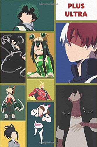 Plus Ultra: Anime Lover Notebook, 112 Lined Pages, 6 x 9, Gift, School ...