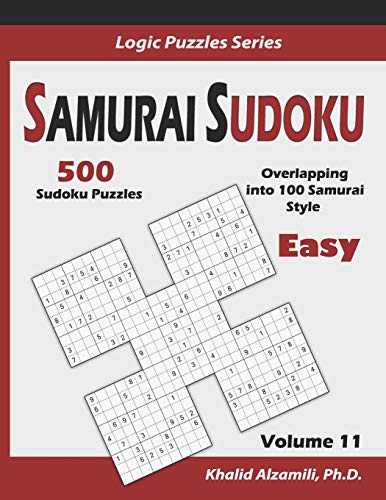 Samurai Sudoku: 500 Easy Sudoku Puzzles Overlapping into 100 Samurai ...