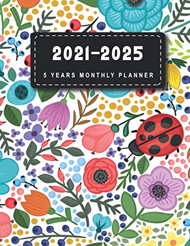 5 Year Planner 2021-2025: Monthly Planner and Calendar | 5 Year Planner ...