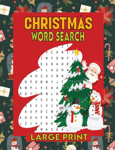 Christmas Word Search Large print: Exercise Your Brain, Nourish Your ...