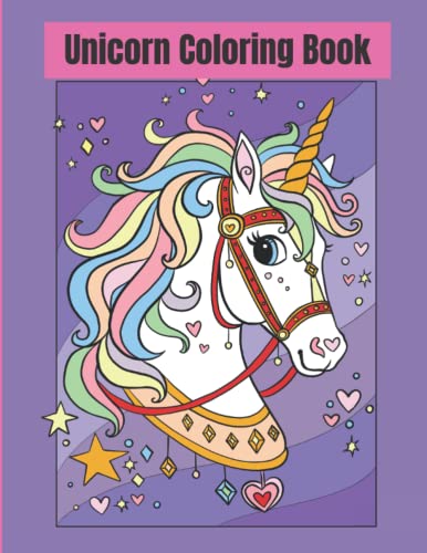 Unicorn Coloring Book: Coloring book for kids 4-8 years old. With ...