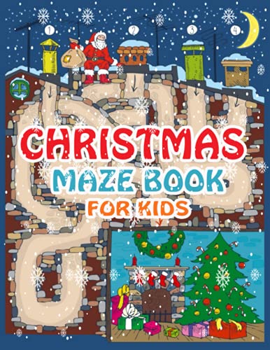 Christmas maze book for kids: The Ultimate Christmas Maze Book for kids ...