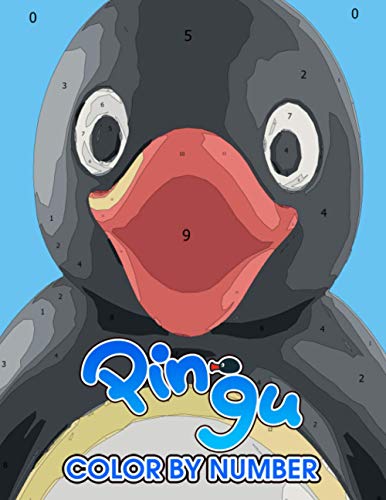 Pingu Color by Number: Pingu Color Book An Adult Coloring Book For ...
