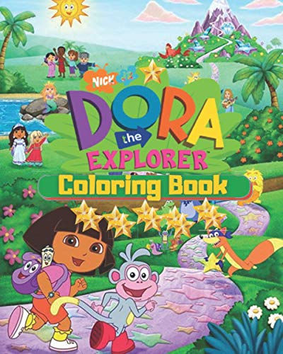 Dora Coloring book: 55+ High Quality Colouring Pages for Kids and ...