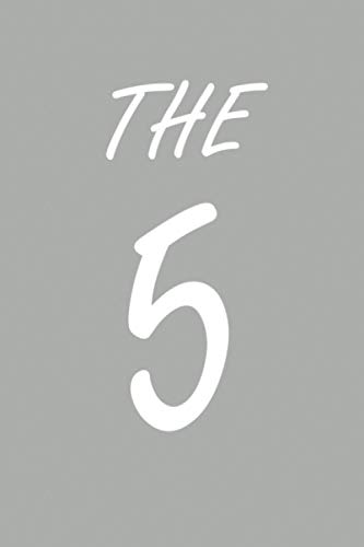 THE NUMBER 5: NUMBER BLOCKS NOTEBOOK CONFETTI WRITING JOURNAL DIARY ...