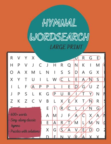 Hymnal Wordsearch 50 sing-along classic hymns with solutions| Christian ...